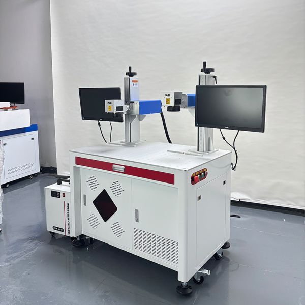 Quality Industrial-grade Dual-head Laser Marking Machine for 3C Electronics with for sale
