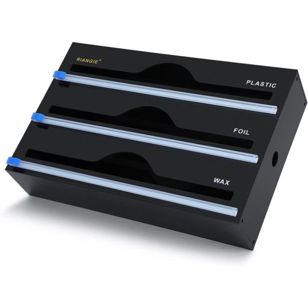 Quality New Design Foil and Plastic Wrap Organizer 3 In 1 Acrylic Clear Drawer Organizer For Kitchen Organization for sale