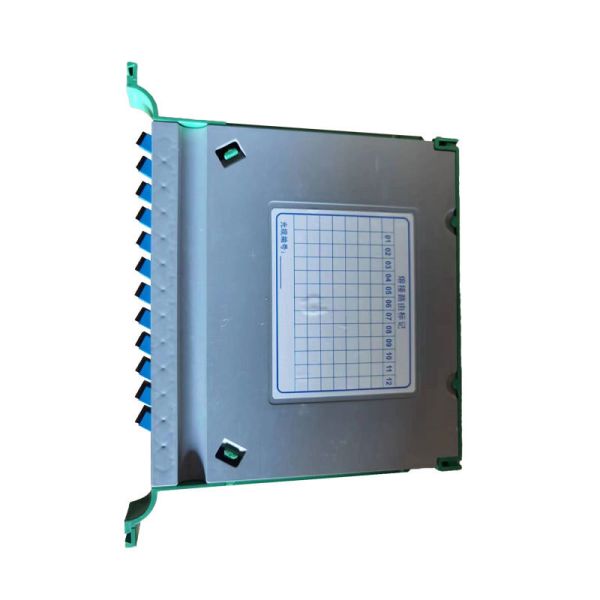 Quality 12 Core Small Splice Tray for FTTX ODB NAP FTTH Plastic Fiber Optic Splice Cable Tray for sale