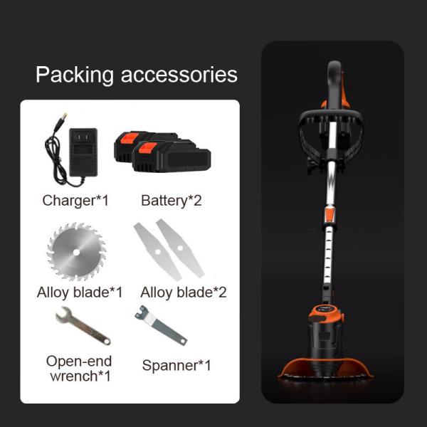Quality 650W Power Electric String Trimmer Cordless Lithium Battery Operated for sale