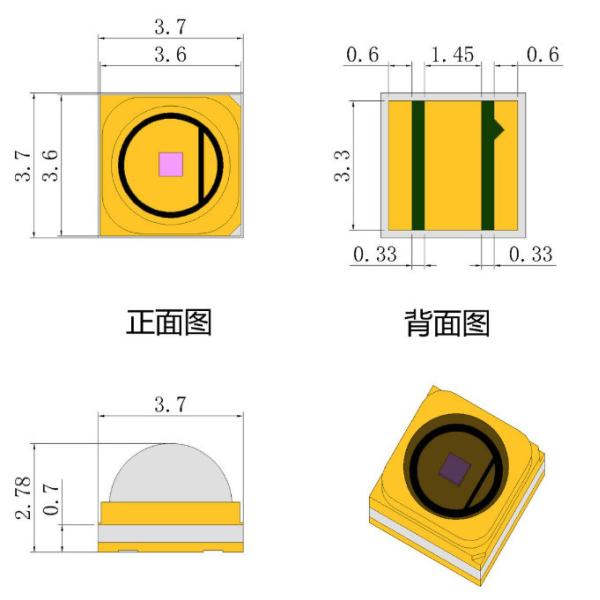 Quality UV 365nm/395nm 3535 SMD led for sale