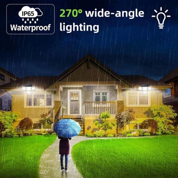Quality Solar Powered Motion Sensor Flood Lights Outdoor Waterproof Solar LED Floodlight for sale