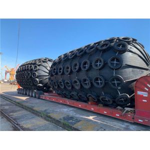 Quality New Integral Winding Pneumatic Marine Fender 1000mm To 6500mm For Boats for sale
