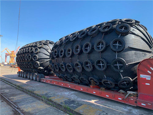 Quality New Integral Winding Pneumatic Marine Fender 1000mm To 6500mm For Boats for sale