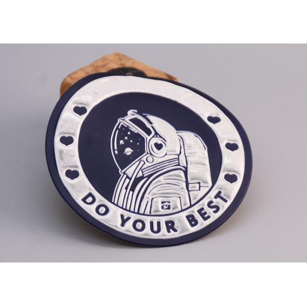 Quality Garment TPU Printed Label With Reflective Silver Logo And Foam for sale