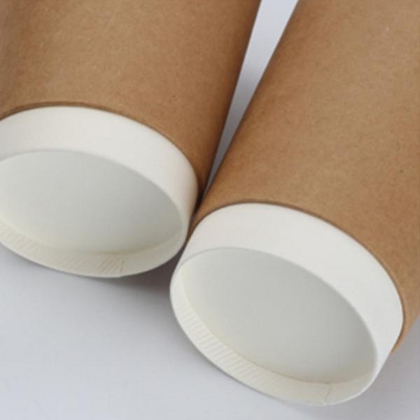 Quality 10oz 12oz PE Coated Double Wall Paper Cup Disposable Coffee Cups With Lids for sale