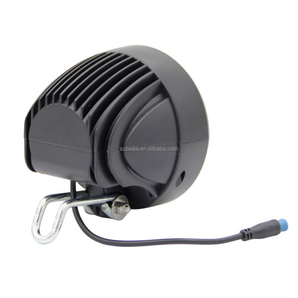 Quality Super Bright Long Range Ebike Headlight With 4 Pin LED Front Light Electric for sale
