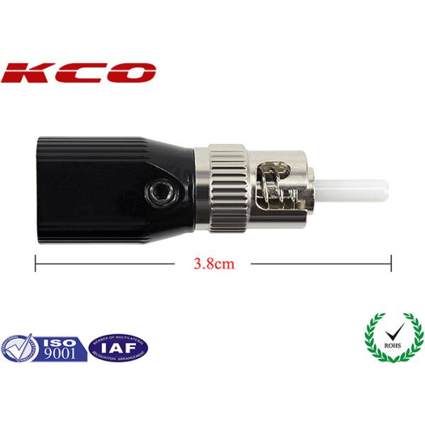 Quality Optical ST Fiber Adapter Bare Fiber Adaptor Testing Insert Loss Fiber Pigtails for sale