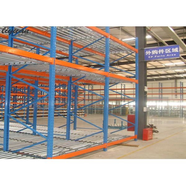 Quality Intensive Gravity Adjustable Pallet Racking System ISO9001 CE Approved for sale