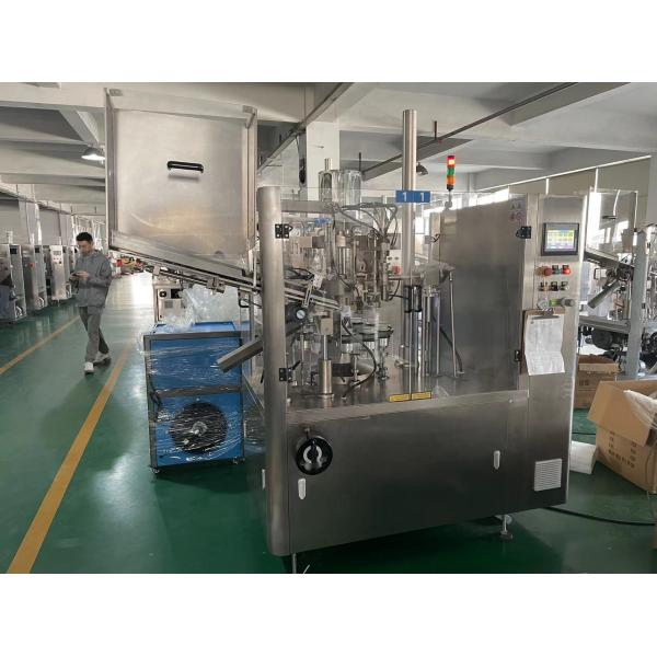 Quality Automatic Tube Filling Sealing Machine 50-75pcs/min Touch Screen for sale