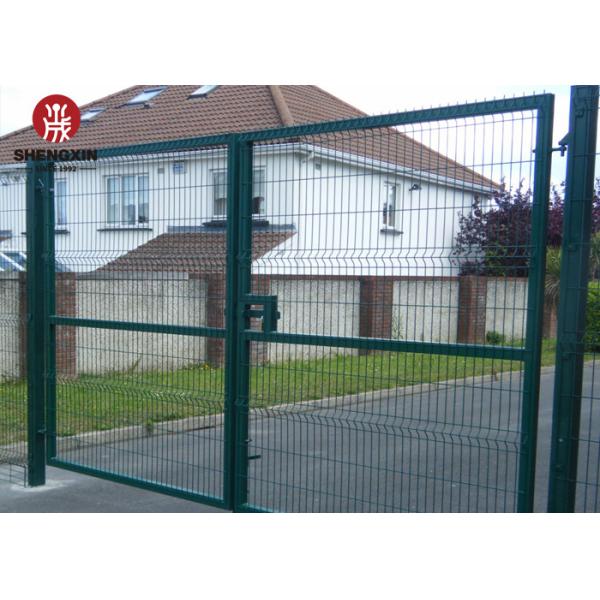 Quality PVC Coated 50x200mm Welded Wire Mesh Fence Curve 3D Galvanized for sale