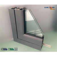 Quality Three Layers Aluminium Window Profiles Frame With Powder Coating AA6063 T5 for sale