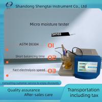 Quality SH103 Trace Moisture Meter GBT11133 Double Circuit Balance Titration for sale