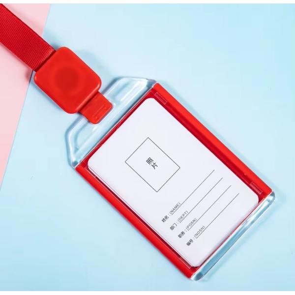 Quality Deyi Assorted Color Print ID Card Holder for sale