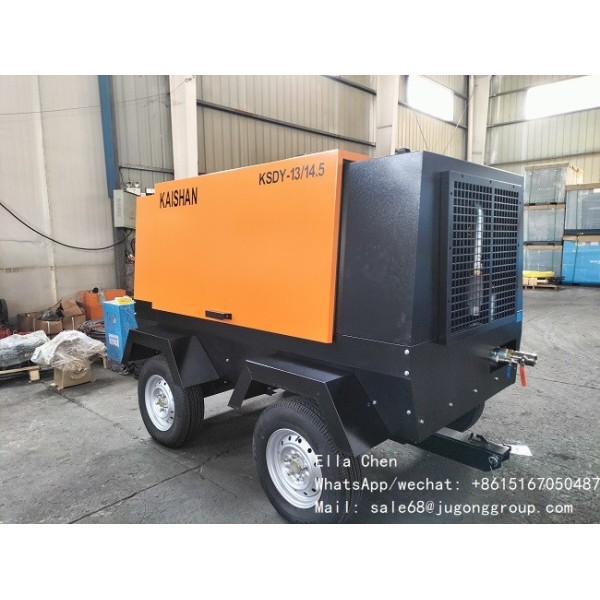 Quality 10 Bar Electric Portable Screw Air Compressor For Construction Works for sale
