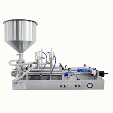 Quality Sauce Cream Paste Liquid Filling Machine Semi Automatic Head Horizontal Water for sale