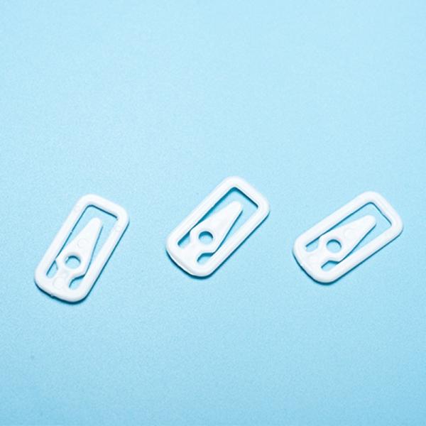 Quality Clear Small Square Plastic Cloth Shirt Clips for sale