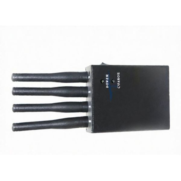 Quality Mobile Phone Portable Signal Jammer WiFi 2400 - 2500MHz Shielding Distance 5 - 20m for sale