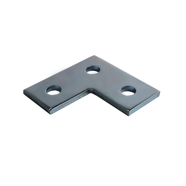 Quality 4 Hole 45 Degree Angle Bracket Carbon Steel Channel Fittings for sale