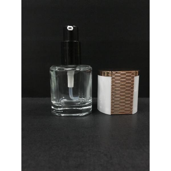 Quality 30ml Glass Foundation Bottles Glass Makeup Packaging / Custom Cosmetic for sale
