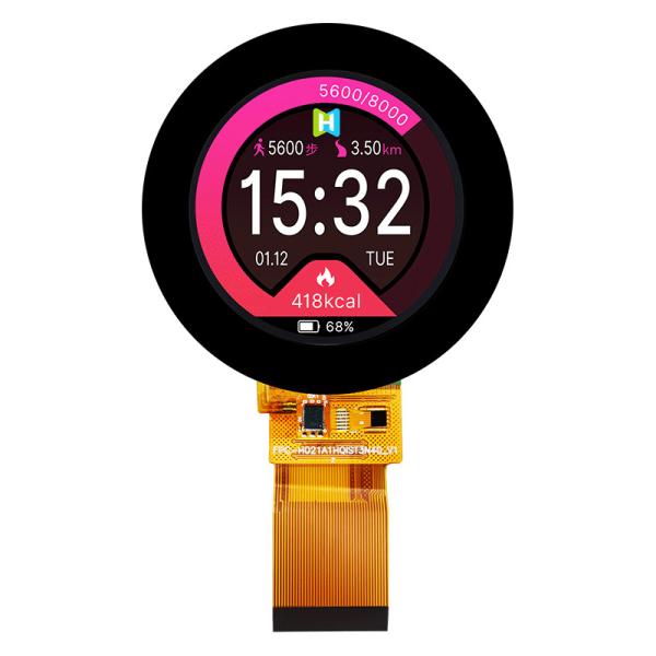 Quality 2.1 Inch Round TFT LCD Display With Capacitive Touchscreen for sale