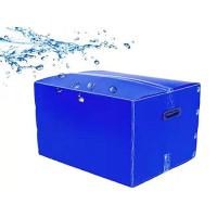 Quality Flat Surface PP Corrugated Plastic Box , 4mm Corrugated Plastic Containers for sale