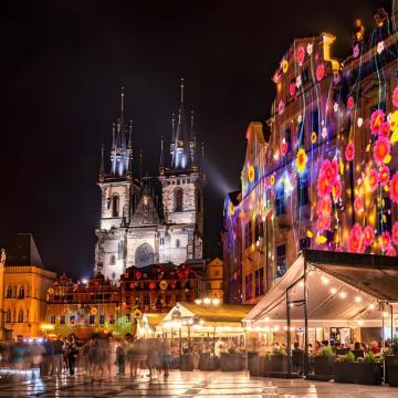 Quality Northern Lights Interactive Wall Projection Mapping Show For Hotel Building for sale