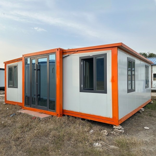 Quality Windproof Steel Frame Prefabricated Module House Direct Supply 40 Foot Expandable Container in Contemporary Design Style for sale