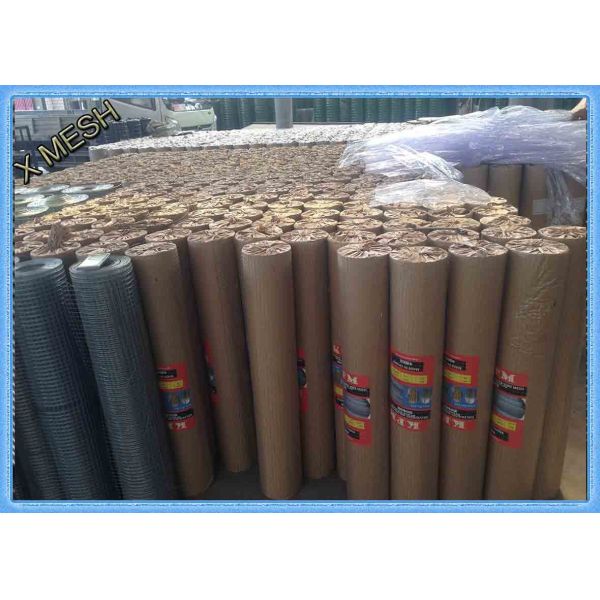 Quality 1/2 Inches Bwg21 Galvanised Steel Mesh Panels Platic Film Packing Aging Resistant for sale