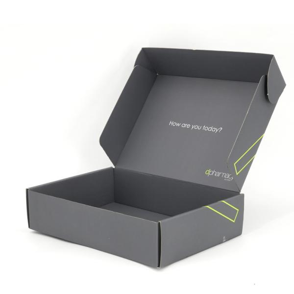 Quality 10x5x5 Corrugated Cardboard Folding Boxes Shipping Packaging With Logo Customized Order for sale