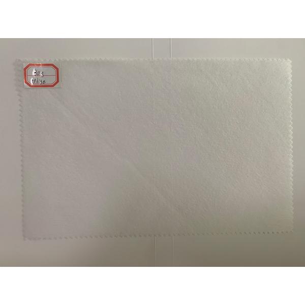 Quality 30g White GRS Spunlaced Non-Woven Base Fabric For Flocking for sale