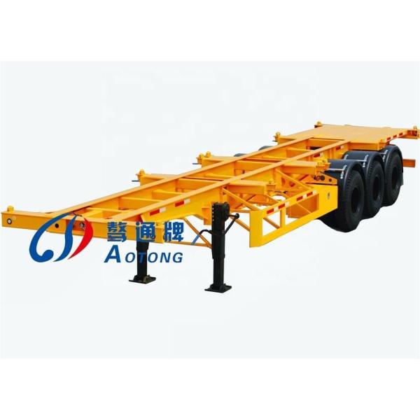 Quality Steel 20FT 40FT Container Long Lifetime Chassis Skeleton Semi Trailer with for sale