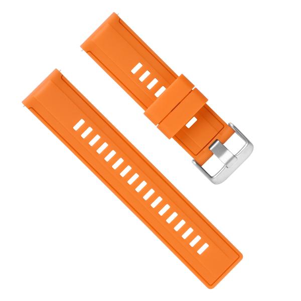 Quality Luxury Replacement 22mm Silicone Rubber Watch Strap Bands ROHS Certificate for sale