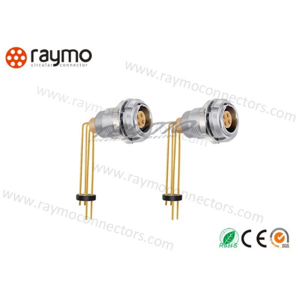Quality Audio Vedio Cable ECG EGG Circular Push Pull Connectors 90 Degress for sale