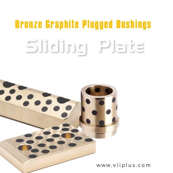 Quality Oilless Self Lubrication Bronze Graphite Plugged Bushings for sale