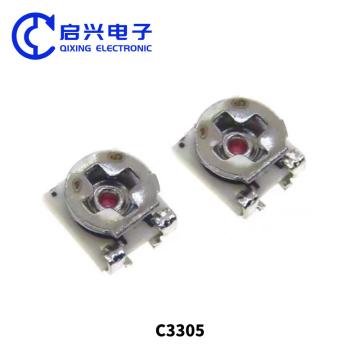 Quality C3305 Adjustable Trimmer Potentiometers Single Ring Glass Glaze Patch for sale