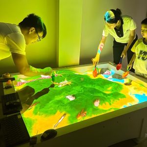 Quality 1024*768 Projector Sand Table Interactive Projection Game 3400 Lumens for sale
