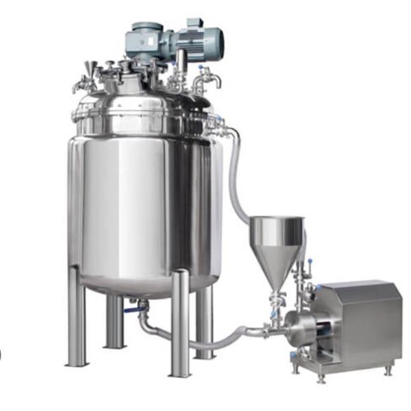 Quality Cream Paste Jam Cosmetics Homogenizing Equipment Vacuum Homogenizing Mixer for sale