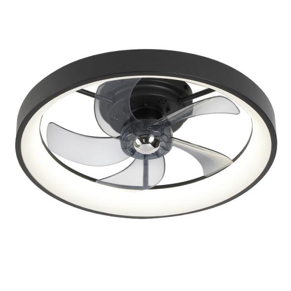 Quality Wholesale factory App Control 6 Speed Smart Ceiling Fan Light with Remote Control ABS 3 Blades Silent LED Fan Lamp for Bedroom Living Room for sale