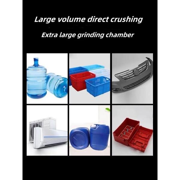 Quality 380V Stainless Steel Button Control Plastic Crusher Machine for Recycling for sale