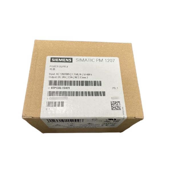 Quality SIEMENS SIMATIC POWER SUPPLY 6EP1332-1SH71 PM1207 PSU 1200 2.5A DC24V for sale