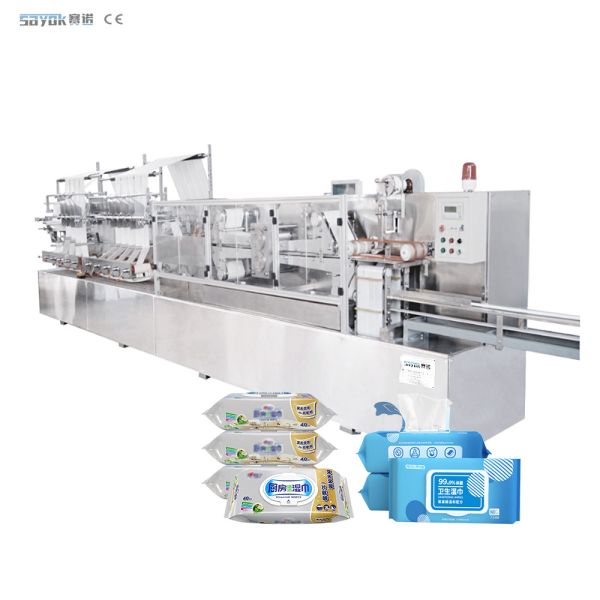 Quality High Speed Baby Wet Wipe Making Machine 30-120 Pcs Pack for sale