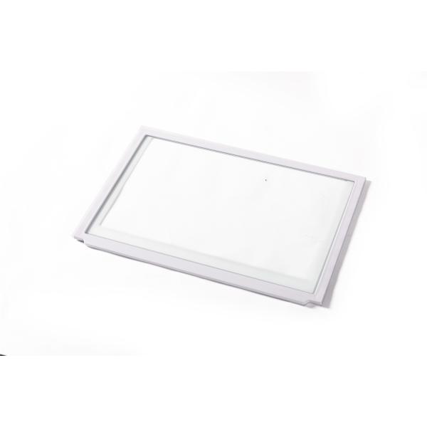 Quality Irregular Encapsulated 4mm Fridge Glass Shelf Cover for sale