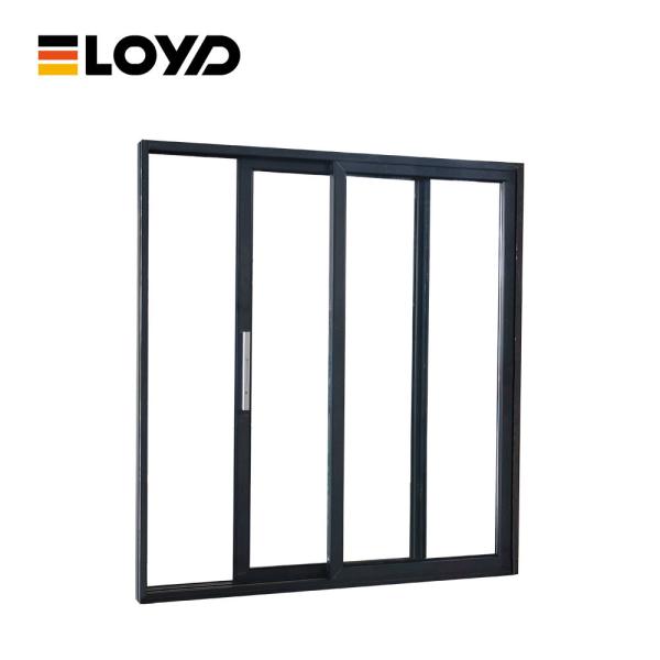 Quality Antitheft Clear 60 Inch Sliding Glass Door Aluminum Storefront Customised for sale