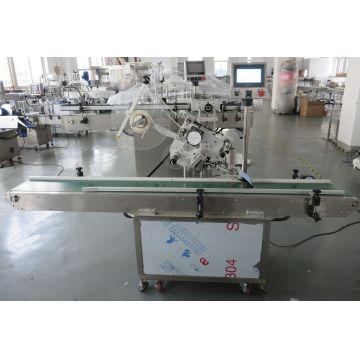 Quality Box Top Side Plane Labeler Automatic Flat Labeling Machine In Bag Pouch Lid for sale