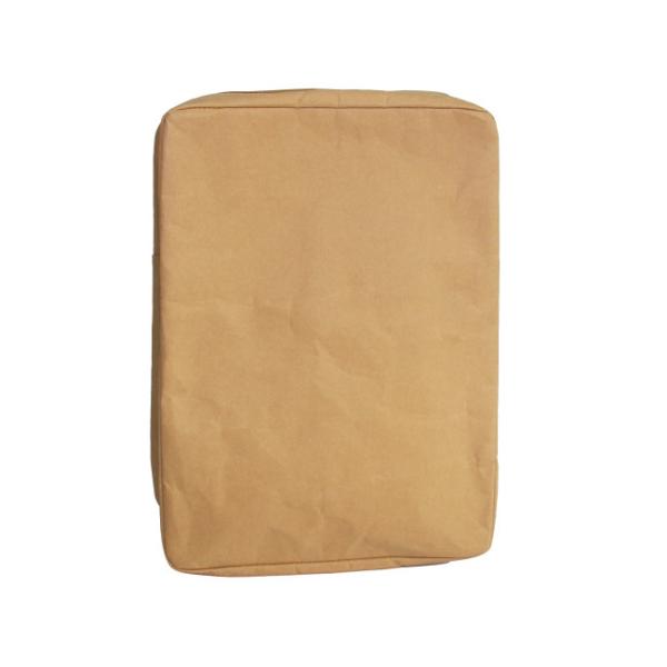 Quality Carrying Washable Paper Backpack Simple Design Brown Kraft Paper Backpack for sale