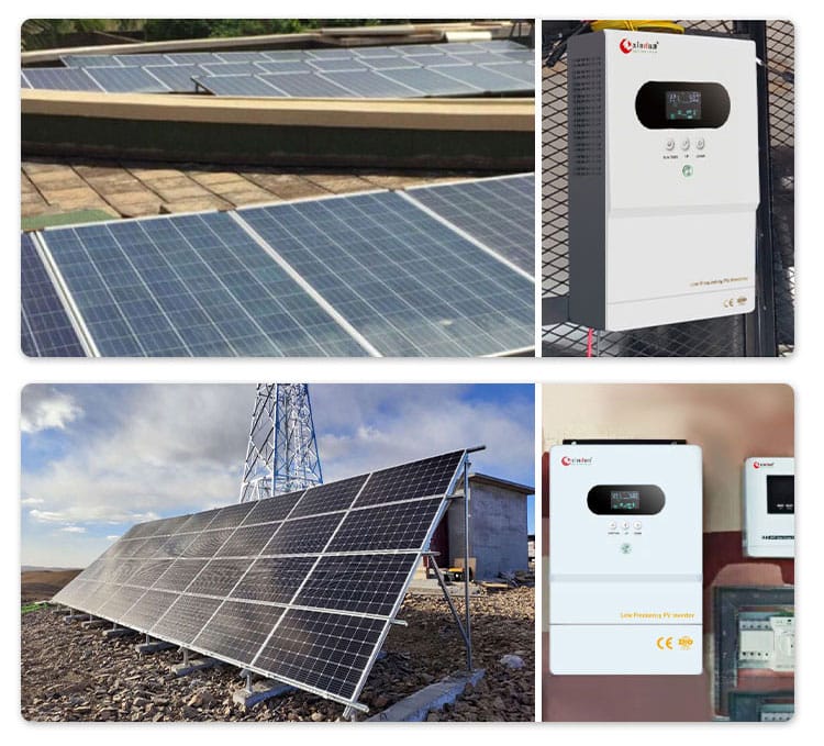 dual output solar inverter application