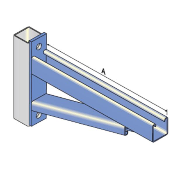 Quality HDG Pipe Wall Mount Bracket Clamp Brace Strut C Channel Unistrut SS316 for sale