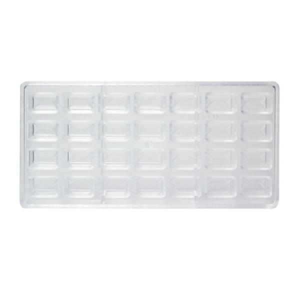 Quality PS DIY Square Shape Chocolate Mould 3D Polycarbonate Customized for sale