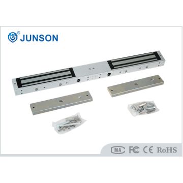 Quality 1200Lbs Double Door Magnetic Lock with LED magnetic lock With Lock Sensor -JS for sale